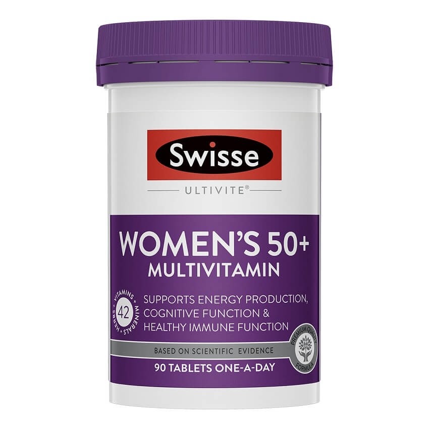 Swisse 50+老年女性50岁以上复合维生素90粒_多重维生素_澳新保健品_阳光新西兰直邮免税商城